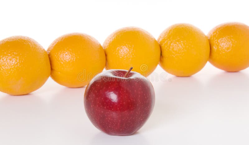 Apple to Oranges stock photo. Image of apple, creativity - 9098792