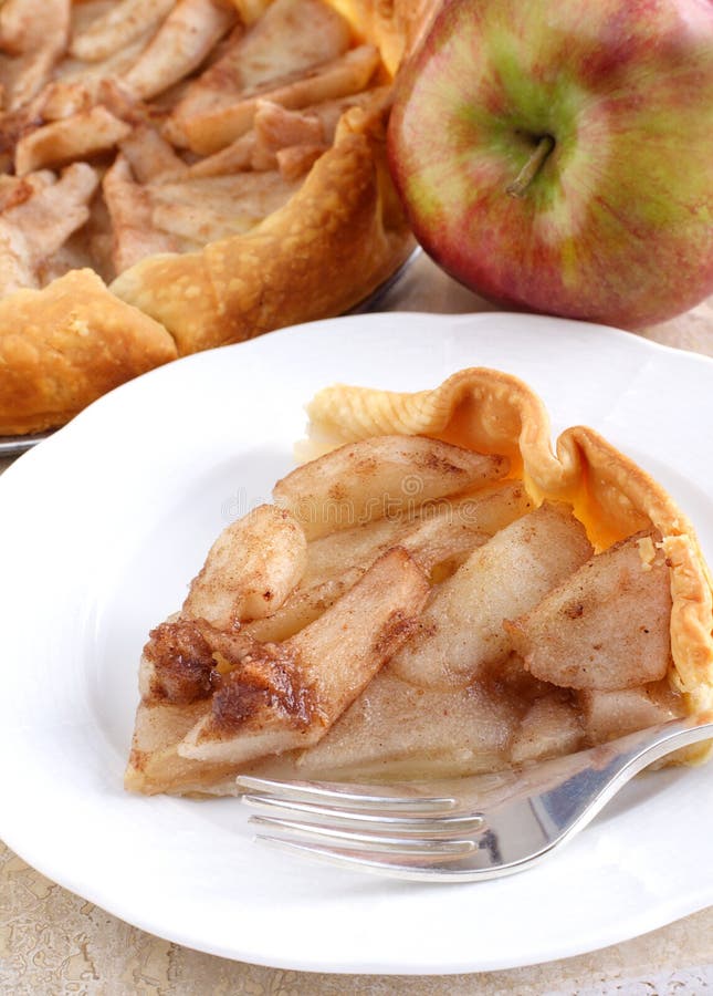 Apple torte stock photo. Image of slice, nutmeg, fresh - 17944450