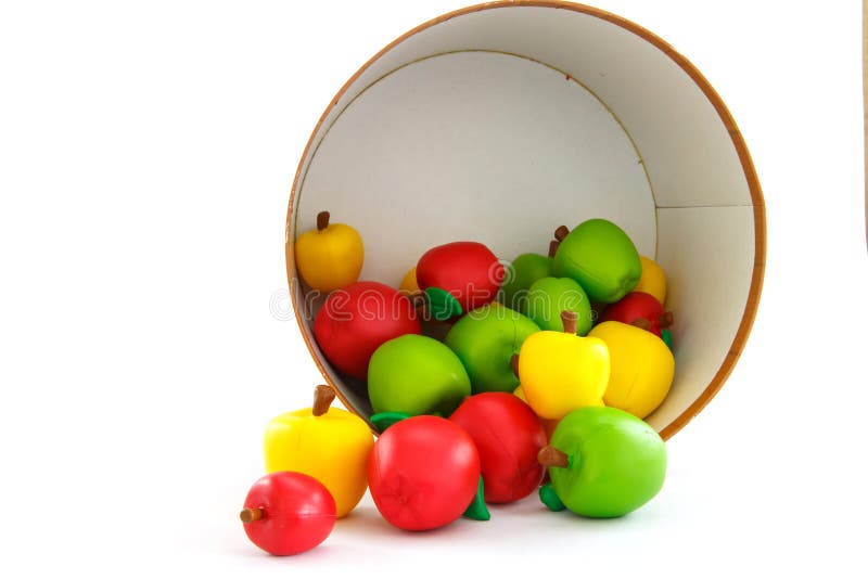 The apple toy. stock photo. Image of apples, agriculture - 52376022