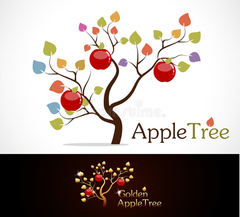 Colorful Apple Tree Stock Illustrations – 10,558 Colorful Apple Tree ...
