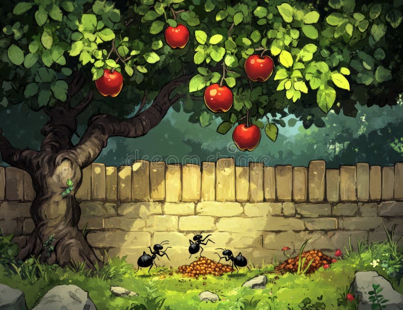 Apple Orchard Cartoon Wallpaper HD Apple Orchards Wallpapers | Peakpx