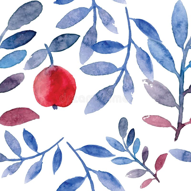 Apple tree pattern stock vector. Illustration of leaves - 44098163