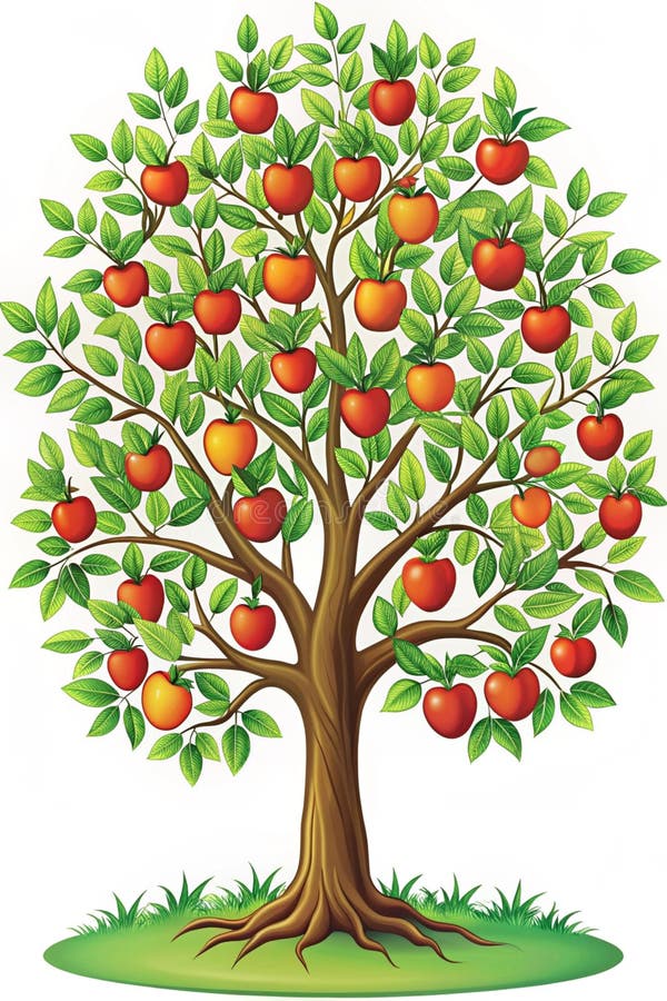 Apple Tree Vector Stock Illustrations – 35,275 Apple Tree Vector Stock ...