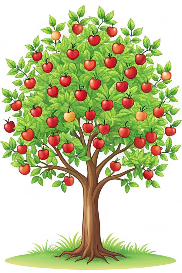 Apple Tree Vector Stock Illustrations – 35,275 Apple Tree Vector Stock ...