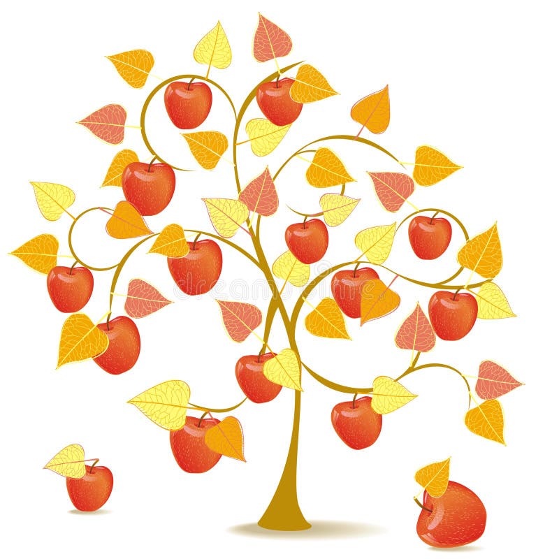 Apple Tree Abstract Stock Illustrations – 11,042 Apple Tree Abstract ...