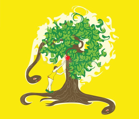 Apple trick stock vector. Illustration of illusion, cute - 15489639