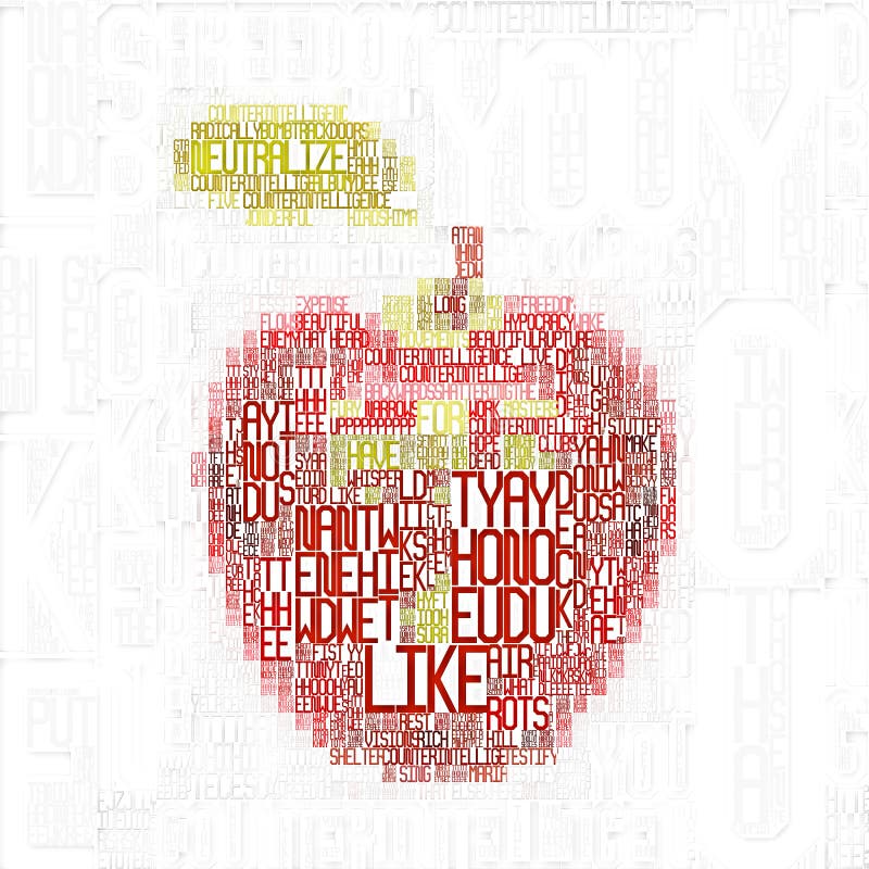 Apple stock illustration. Illustration of font, design - 30694804