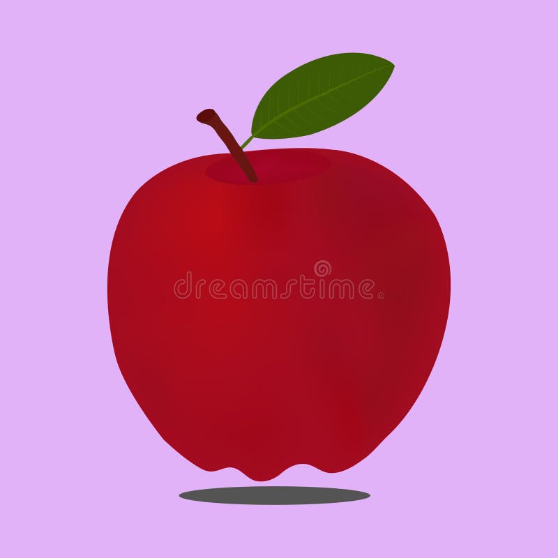 Apple Vector Art, Icon and Graphics Work Stock Vector - Illustration of ...