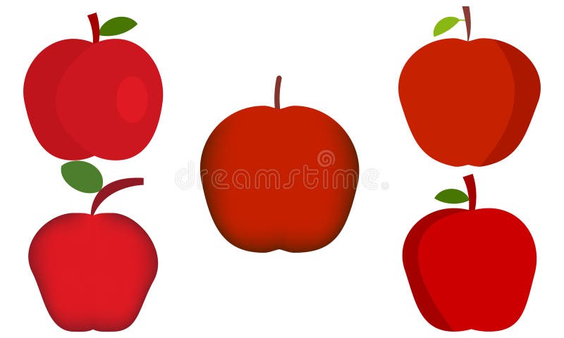 Apple Vector Collection. editorial photo. Illustration of pictogram ...