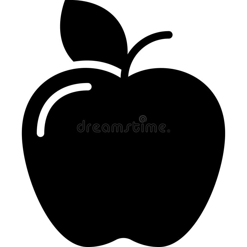 Apple Vector Glyph Icon. Modern Glyph Symbols. Collection of ...