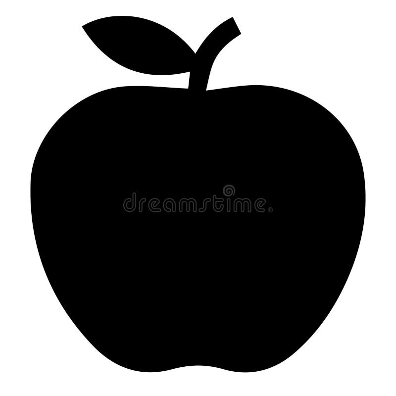 Apple Vector Icon Eps 10. Simple Isolated Illustration Stock Vector ...