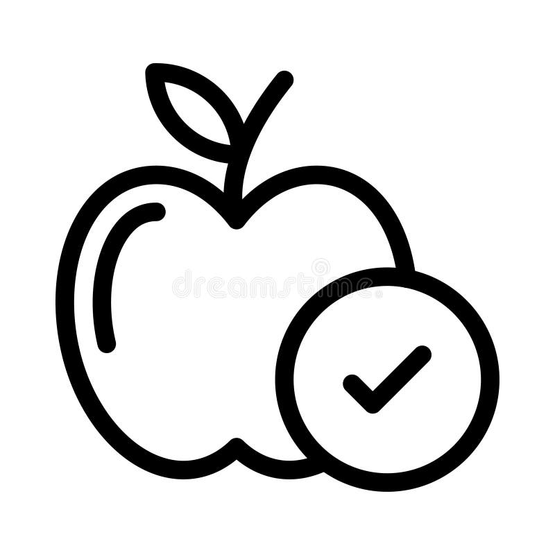 Apple Check Mark Stock Illustrations – 93 Apple Check Mark Stock ...