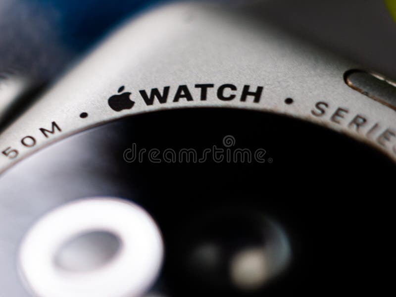 Apple watch editorial stock image. Image of logo, macro - 137802794