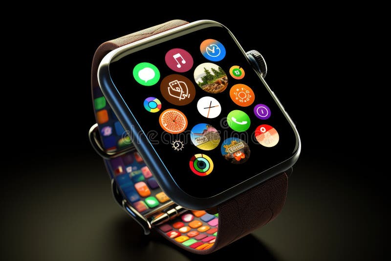 Apple Watch with Multiple App Icons, a Comprehensive Collection for All ...