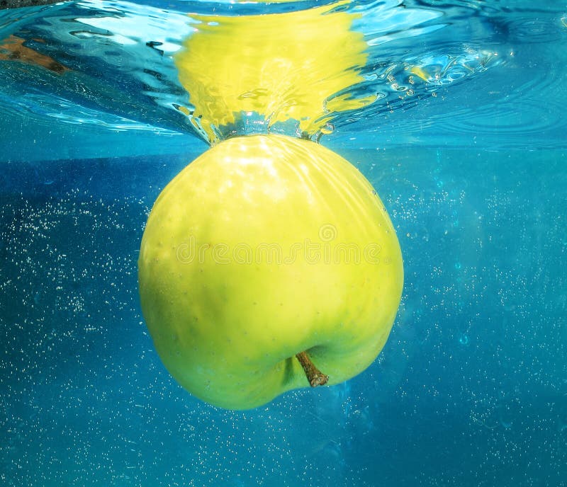 Apple in water stock photo. Image of eating, harvest - 52504654