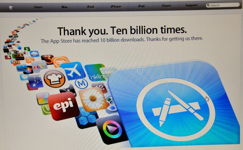 Apple website editorial image. Image of entrance, connect - 18008940