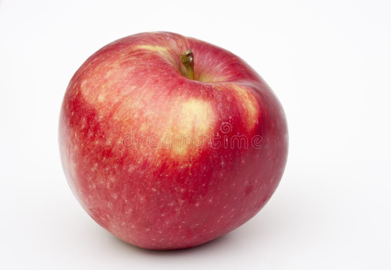 Apple on white. stock photo. Image of food, white, organic - 22629114