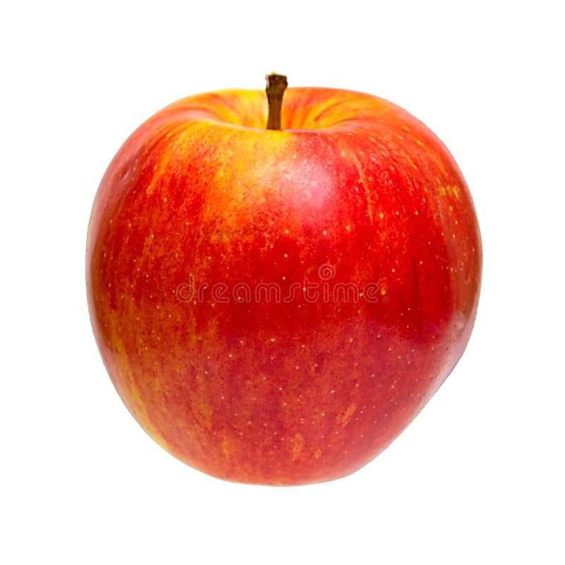 Apple on white stock image. Image of isolated, round, apple - 6560539
