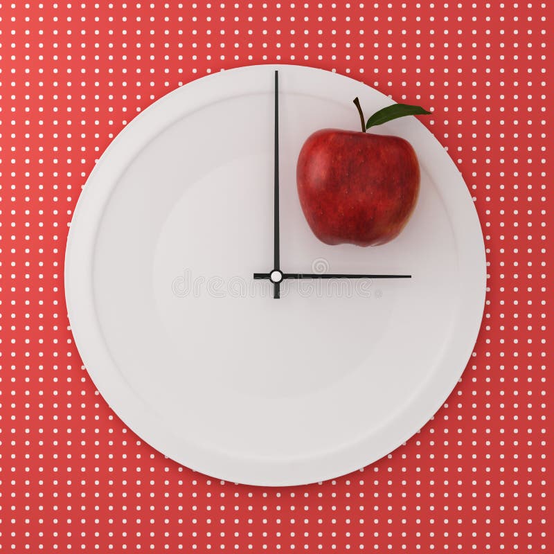 Clock Food Plate Stock Illustrations – 2,567 Clock Food Plate Stock ...