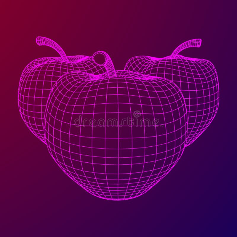 Vector Illustration of Apple Stock Vector - Illustration of element ...