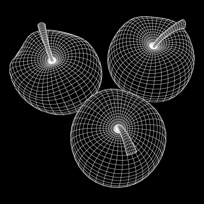 Vector Illustration of Apple Stock Vector - Illustration of apple ...