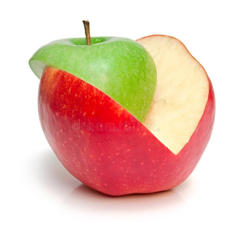 Cuted apples stock image. Image of white, slice, nature - 7341903