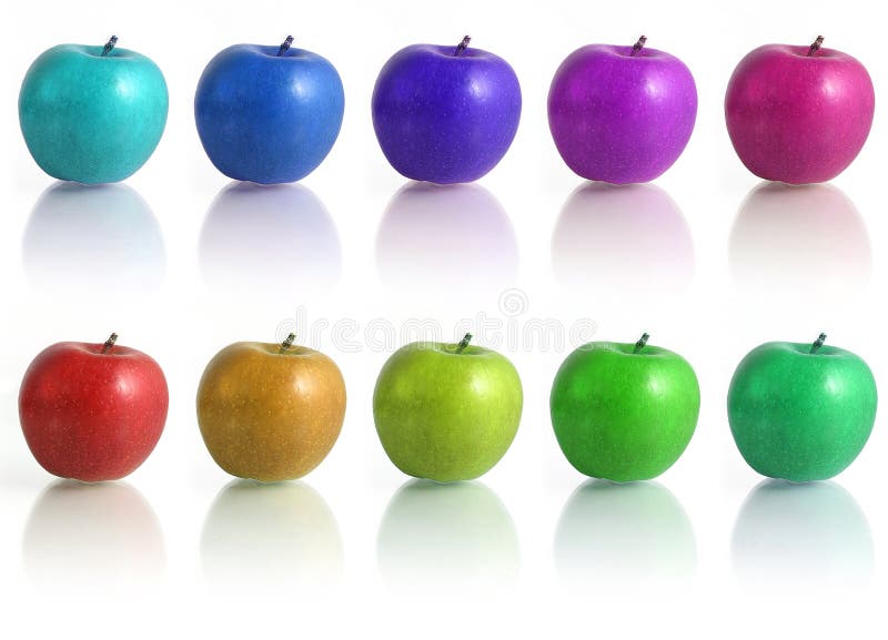Twelve Apples In Plastic Tray Stock Image - Image of ripe, sweet: 37416897