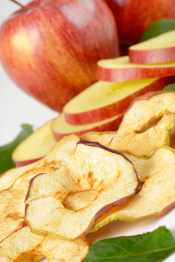 Apples and apple rings stock photo. Image of detail, yellow - 58418190