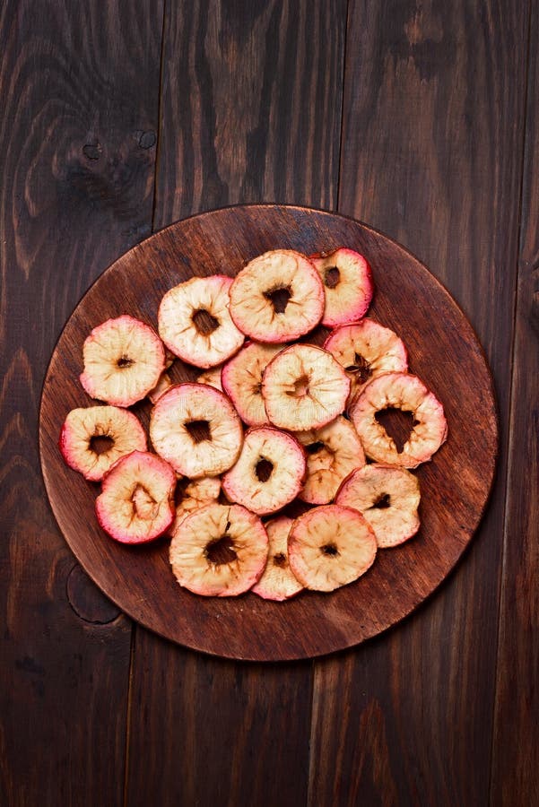 Apples chips, top view stock photo. Image of group, preserved - 86083816
