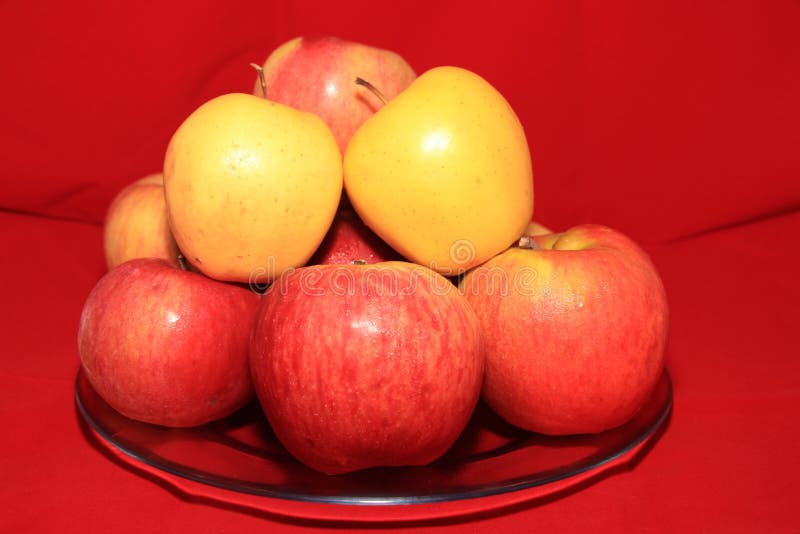 Apples stock image. Image of dinner, diet, nature, oval - 96280083