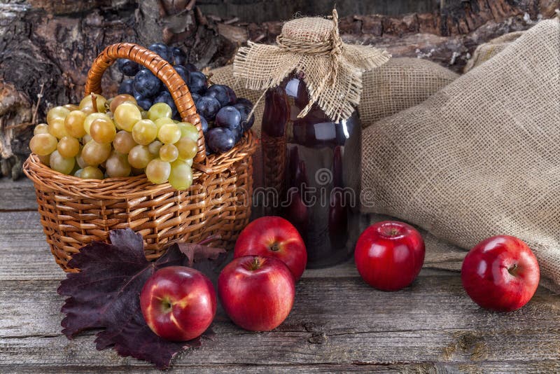 Sack of Apples in Wheelbarrow Stock Photo - Image of nature, colour ...