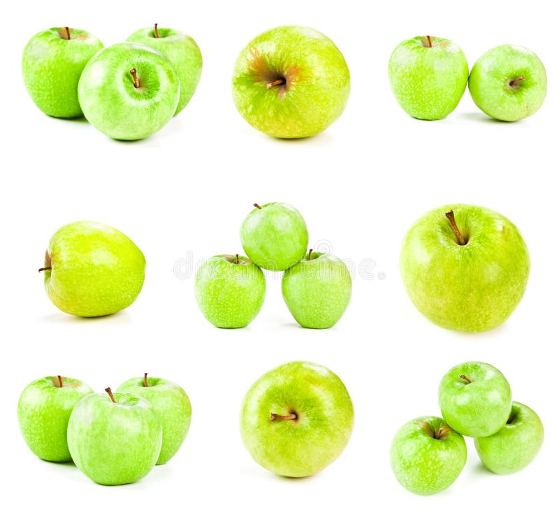 Apples isolated on white stock image. Image of nature - 23199297