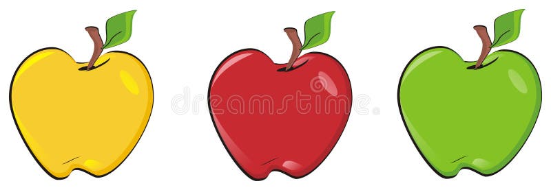 Apples on row stock illustration. Illustration of apples - 178583953