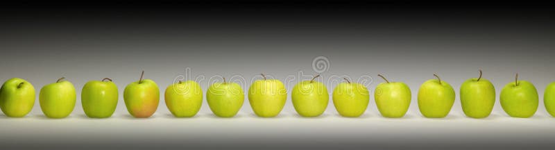 Apples in a row stock image. Image of neat, apples, group - 38471225