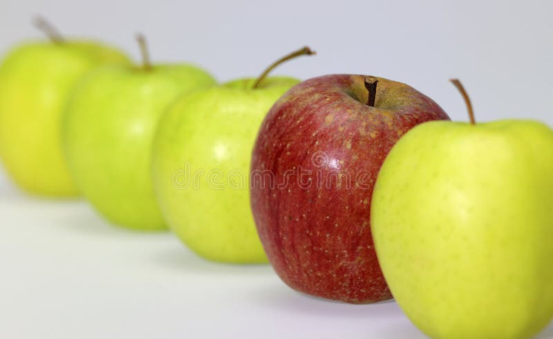 Apples in a row stock image. Image of group, sweet, together - 38469863