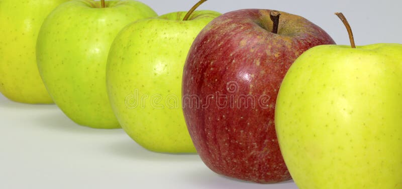 Apples in a row stock image. Image of healthy, full, fresh - 38472305