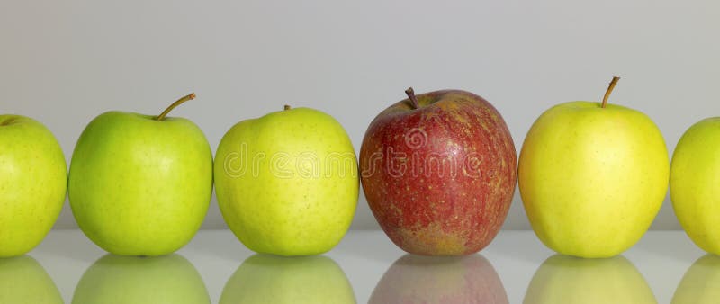 Apples in a row stock image. Image of neat, apples, group - 38471225