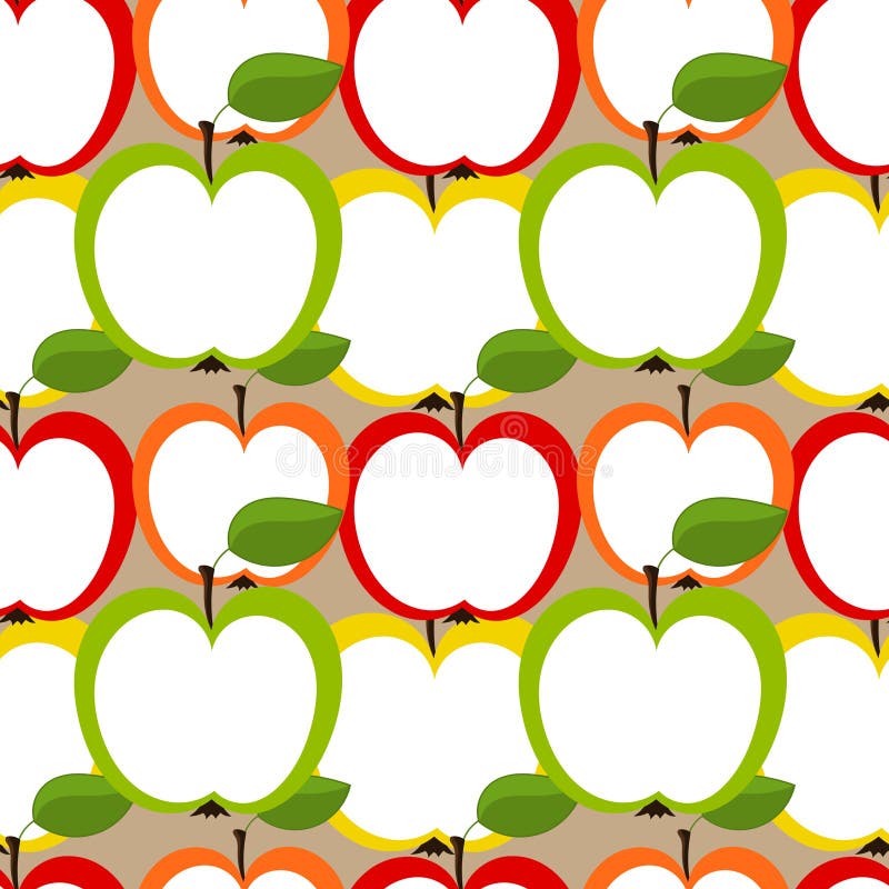 Red Green Yellow Apples Clip Art Stock Illustrations – 123 Red Green ...