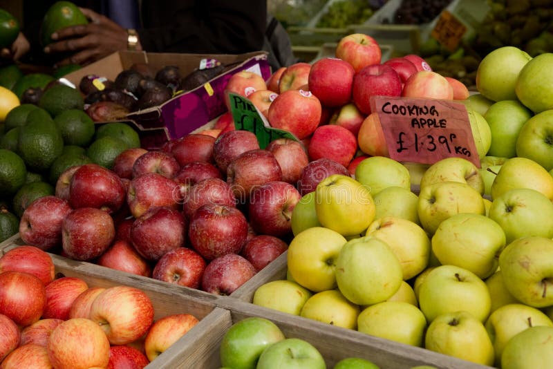 Apples stock image. Image of display, grocery, autumn - 45749485
