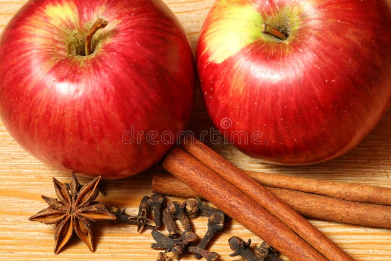 Apples with spices stock photo. Image of lunch, natural - 11433730