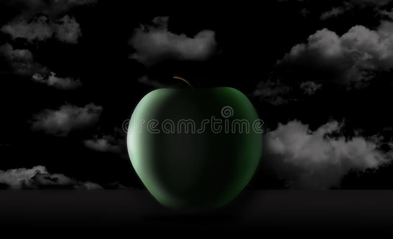 Apples are the Subject of this 3-D Illustration that Includes Brilliant ...