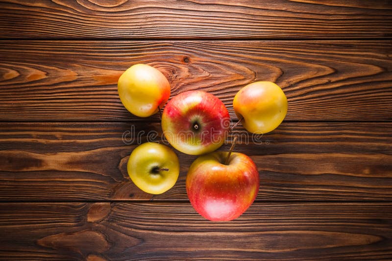 Apples on the table stock photo. Image of ripe, juicy - 83811250