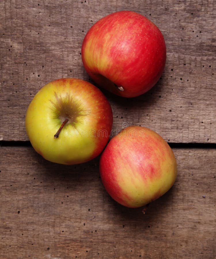Apples on the table stock image. Image of space, delicious - 67740425
