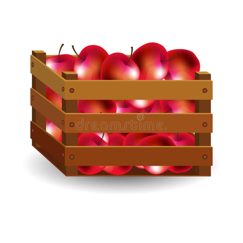 Apples Box Stock Illustrations – 1,138 Apples Box Stock Illustrations ...