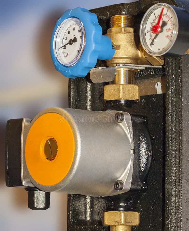 Appliances Hot and Cold Water Stock Photo - Image of needle, heater ...