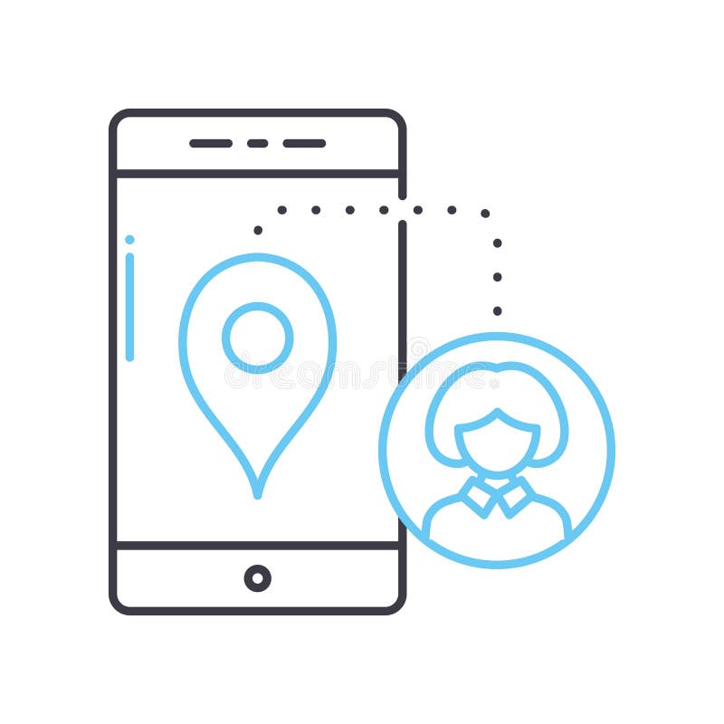 Applicant Tracking System Line Icon, Outline Symbol, Vector ...