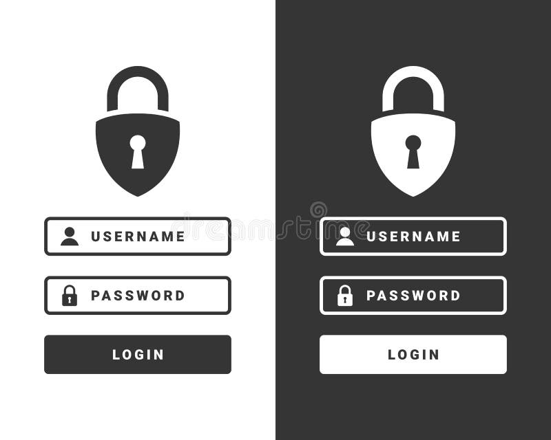 Application Account Login Form. Cybersecurity and Privacy Concepts To ...