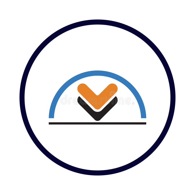 Application, Arrow, Down Icon Stock Vector - Illustration of next ...