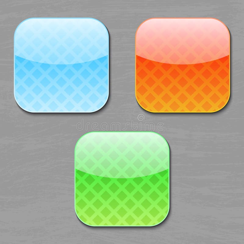 Application buttons stock vector. Illustration of interface - 33641363