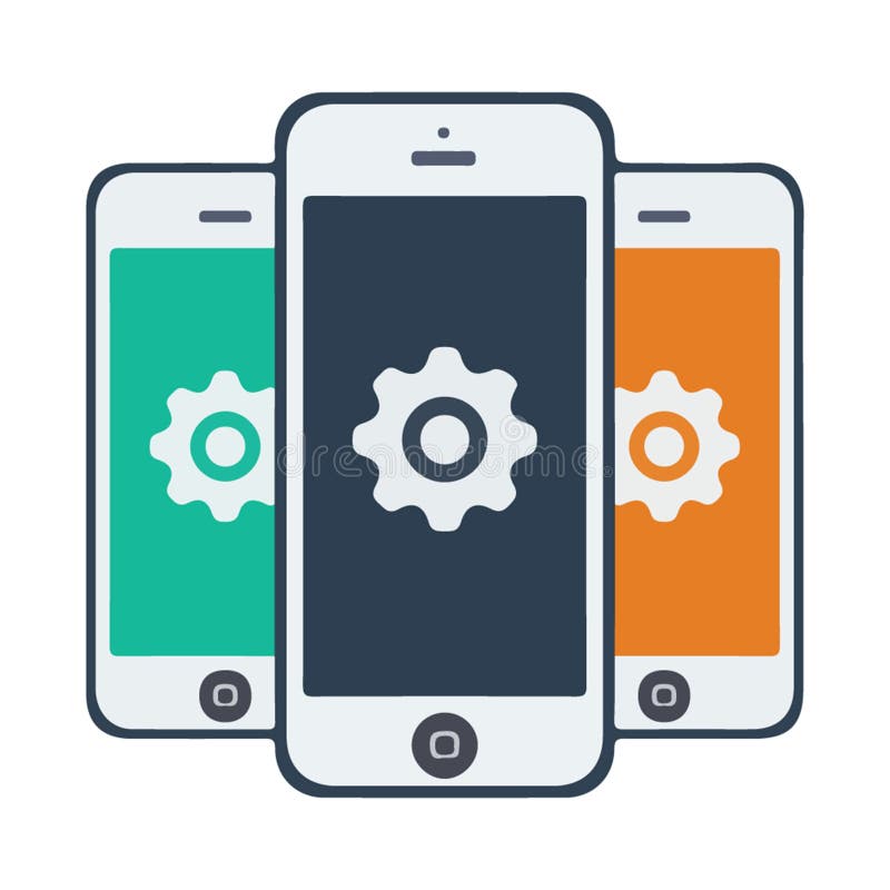 Application Color Icon Use Vector Good for Your Web Stock Illustration ...